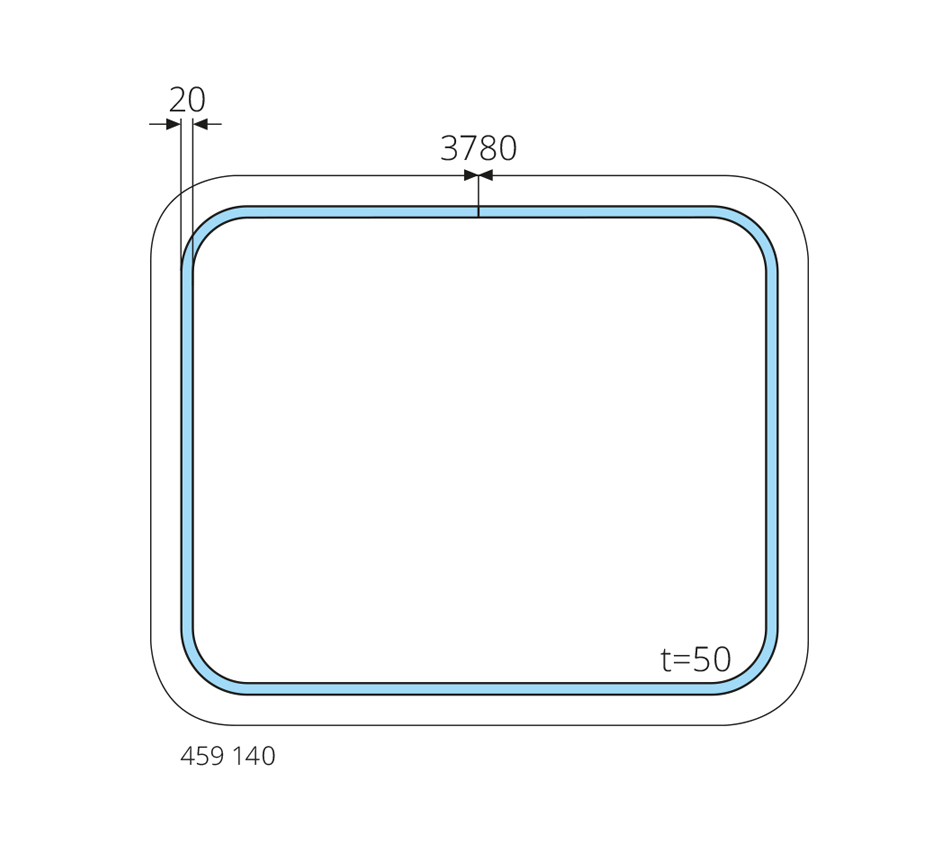 U-frame sealing - Steelcon